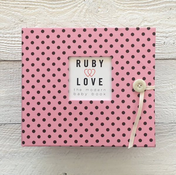 Baby Dot Baby Memory Book - Ruby Love Baby